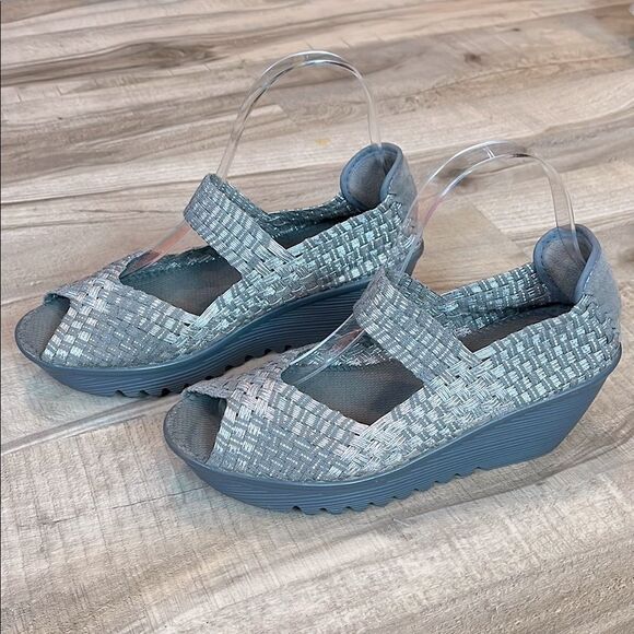 bernie mev. | Shoes | Berniemev Womens Woven Platform Wedge Lulia ...
